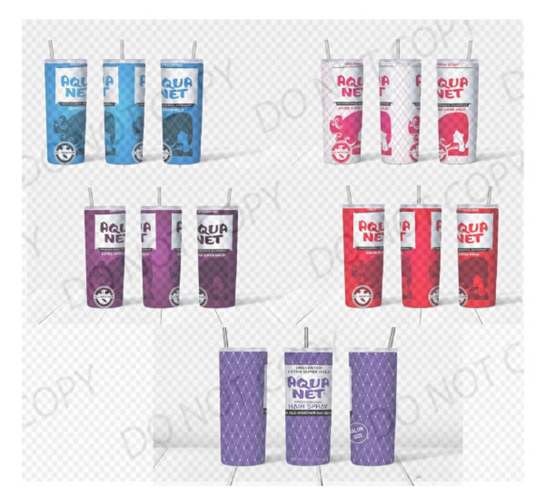 Aqua Net Hair Spray Sublimation Bundle High Resolution - Etsy