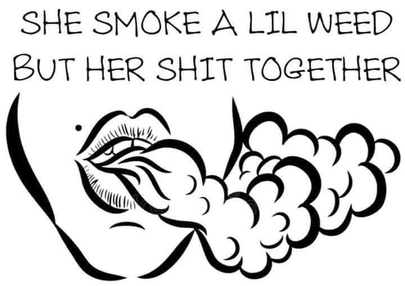She Smoke a Lil - Etsy