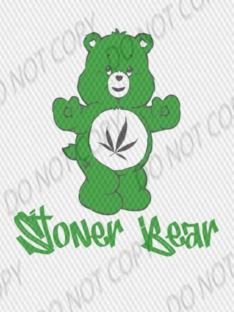 Stoner Care Bear SVG, - Etsy