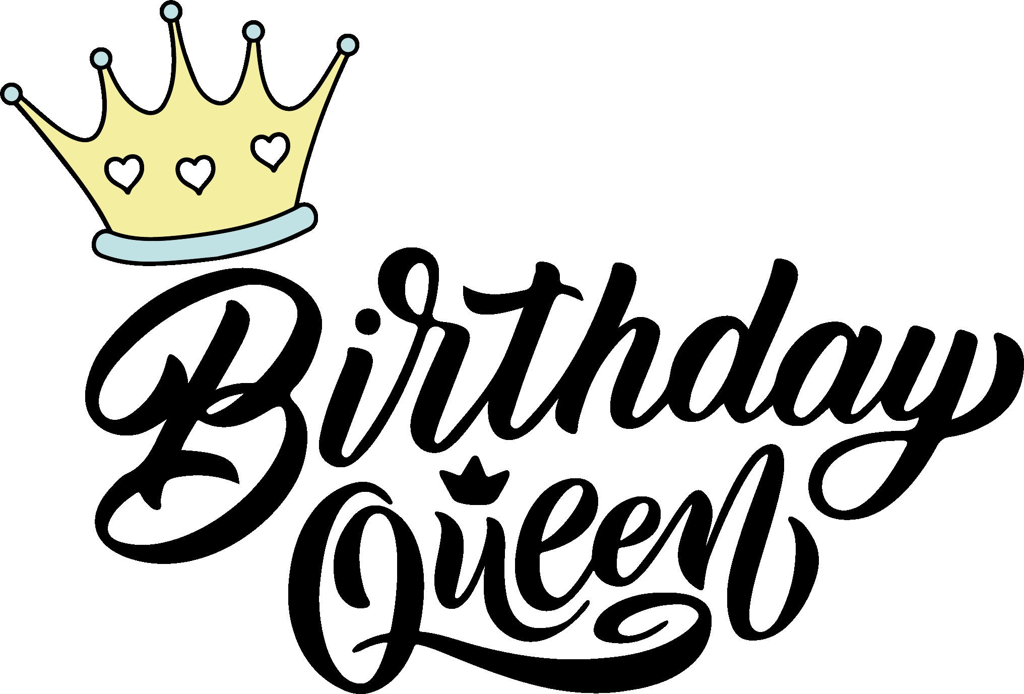 Birthday Queen SVG - Etsy