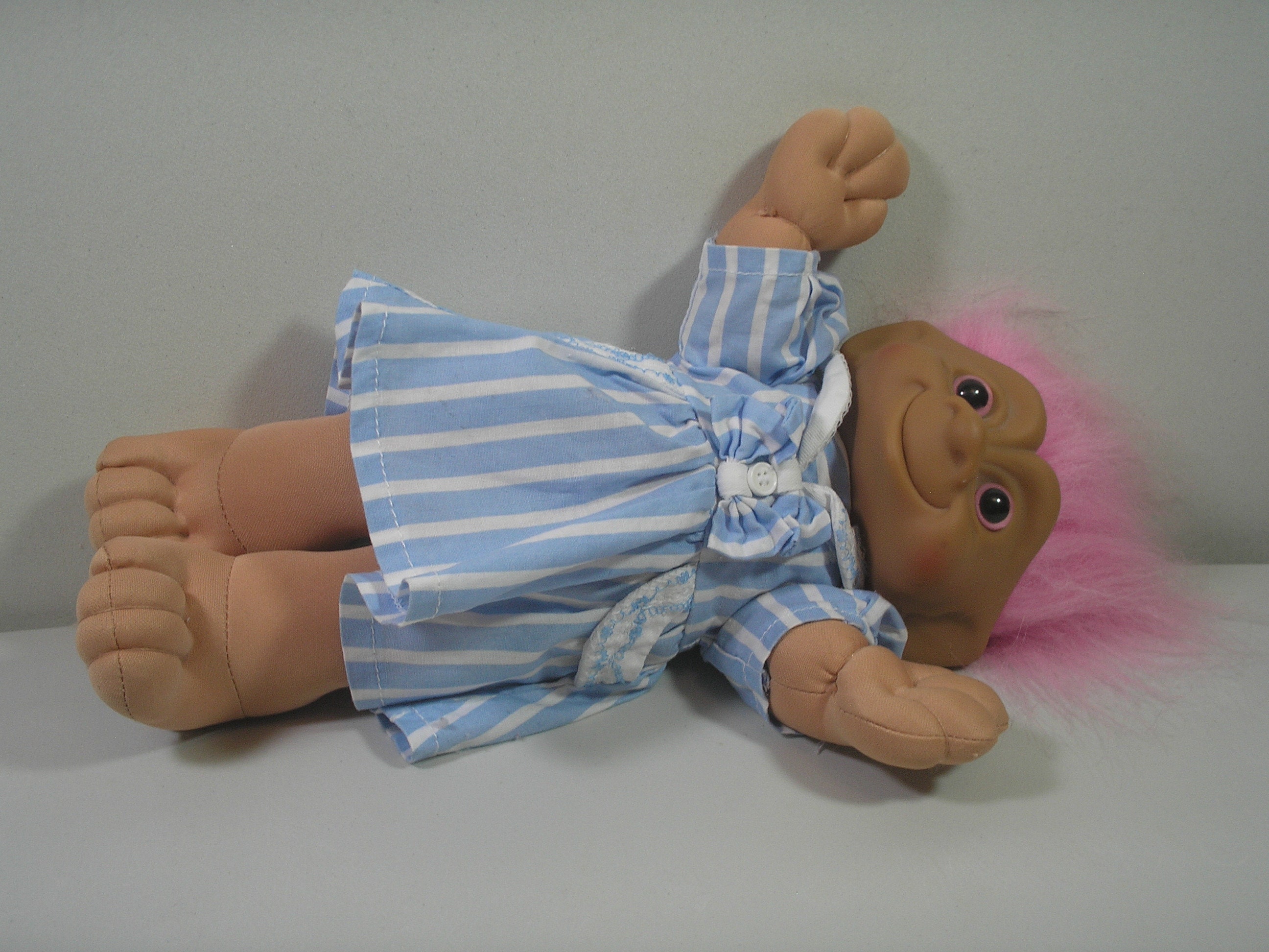 Vintage 1991 Treasure Troll Tot 14 Plush & Vinyl Doll W/original ...