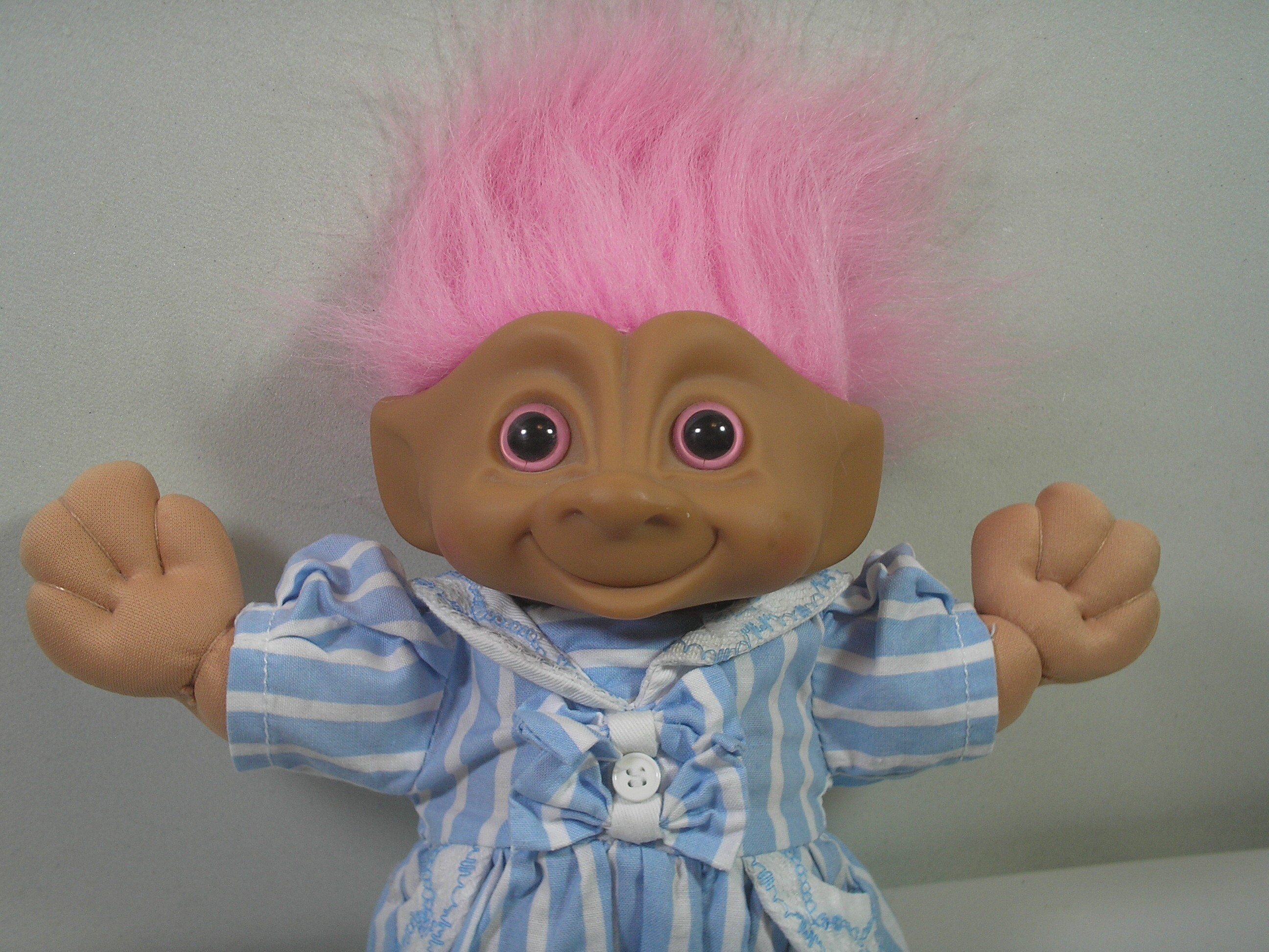 Vintage 1991 Treasure Troll Tot 14 Plush & Vinyl Doll W/original ...