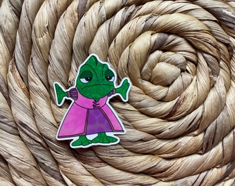 Chameleon Sticker | Etsy