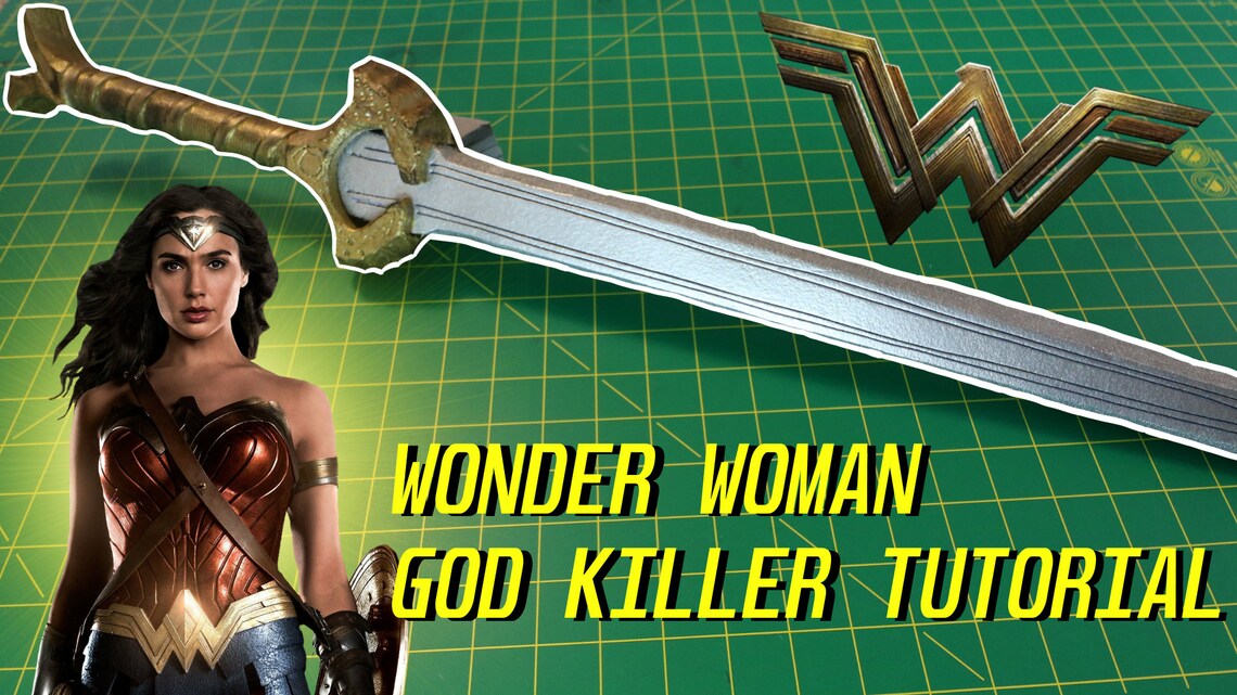 Wonder Woman Sword Cosplay Prop Template - Etsy