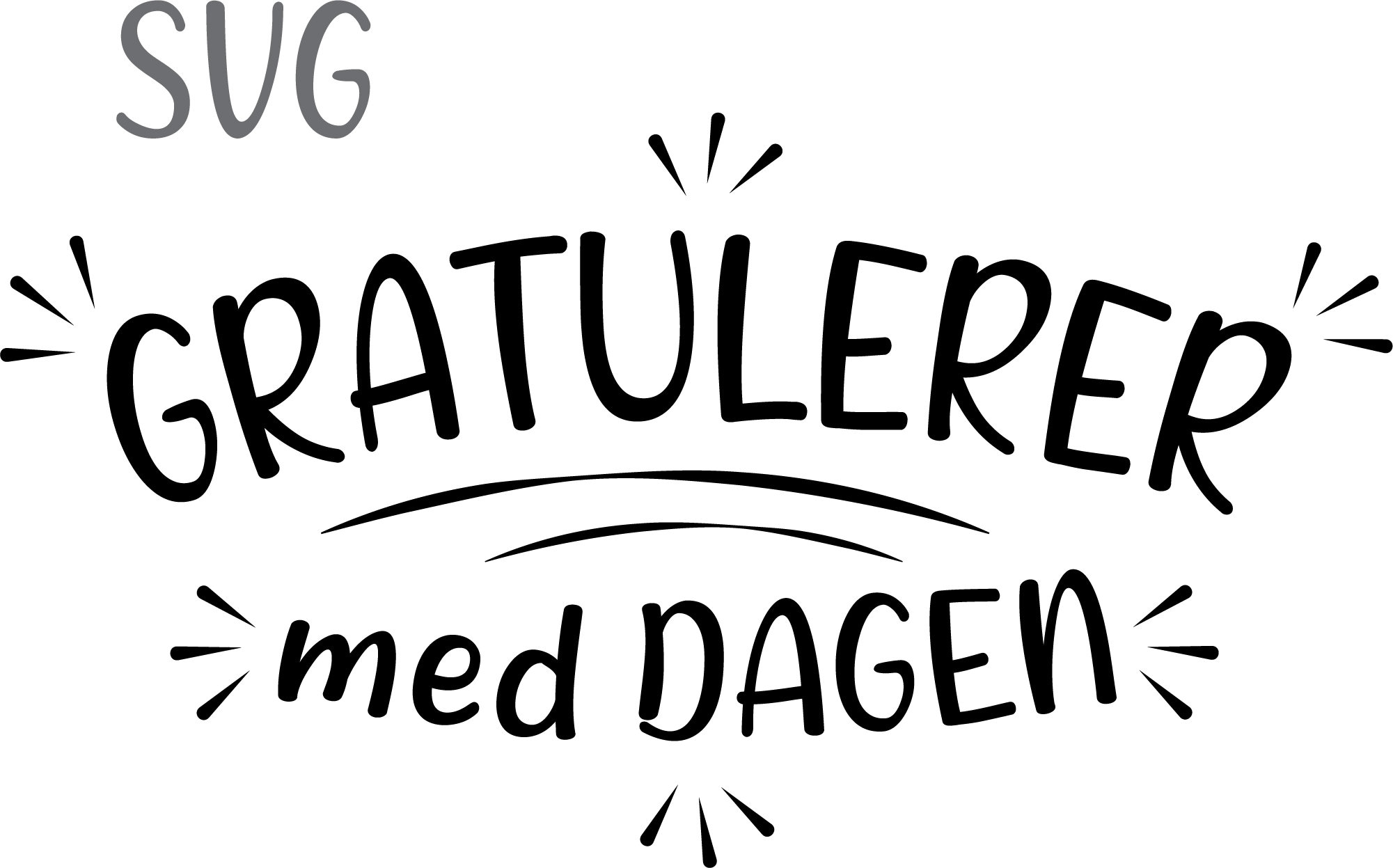 Gratulerer Med Dagen Bundle - Etsy