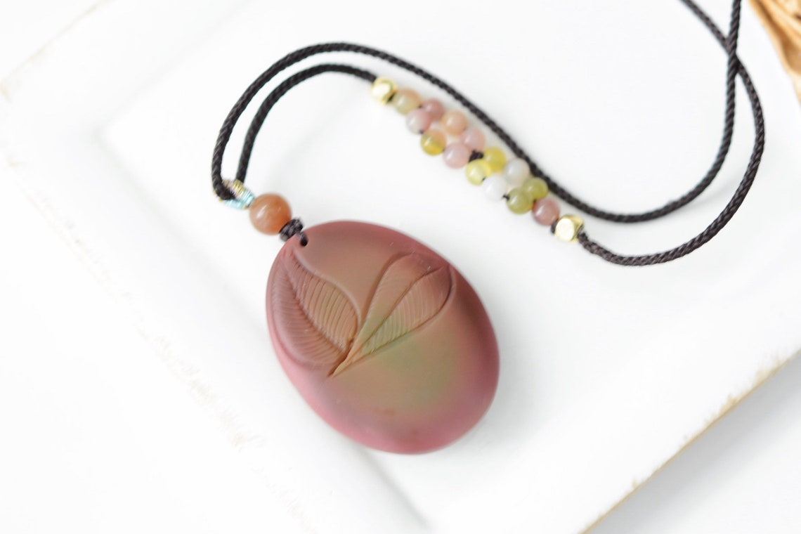 Natural Yanyuan Agate Carved Lotus Flower and Dragon Fly - Etsy