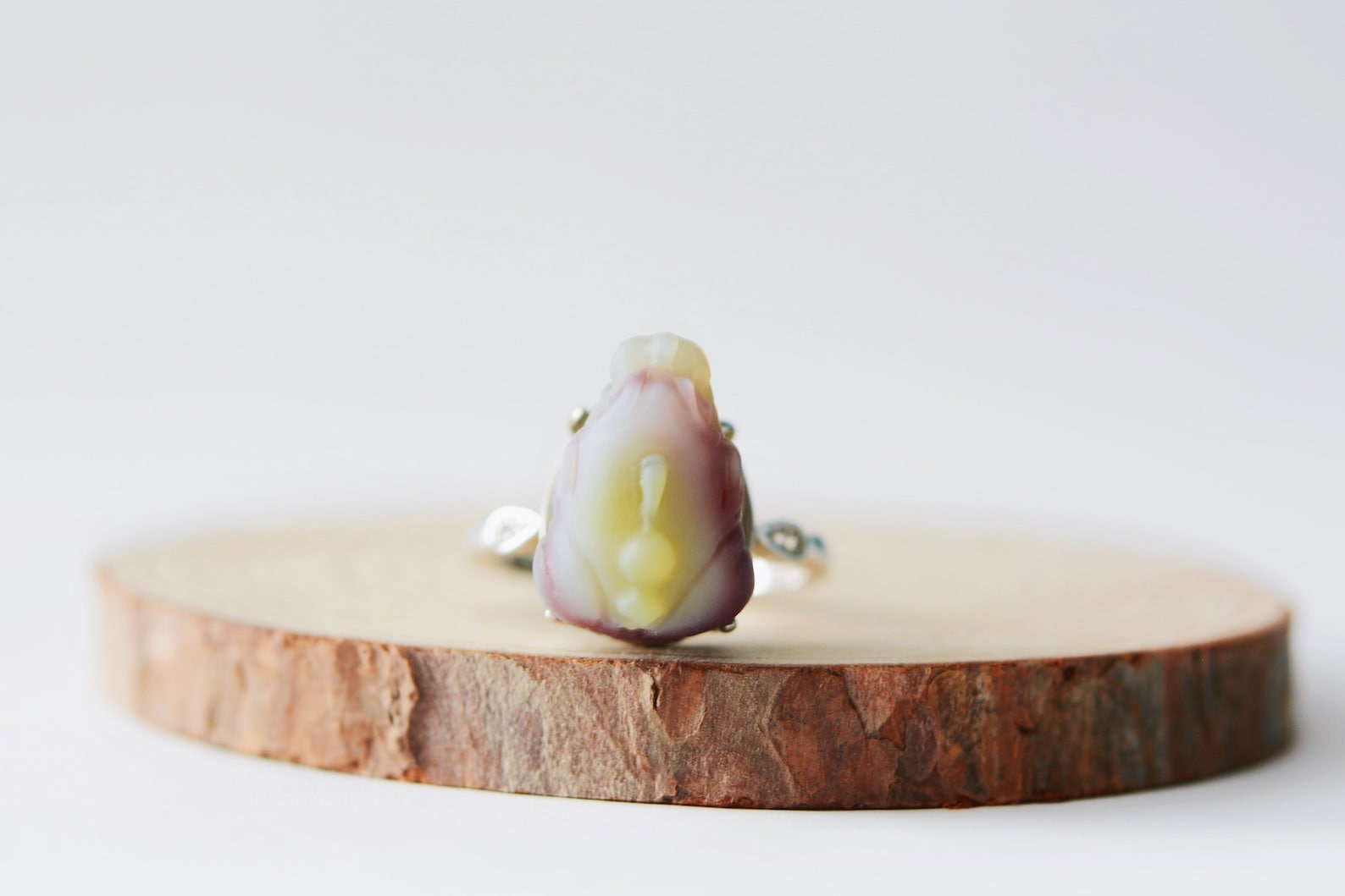 Natural Yanyuan Agate Carved Pixiu Ring Yanyuan Pixiu Silver | Etsy