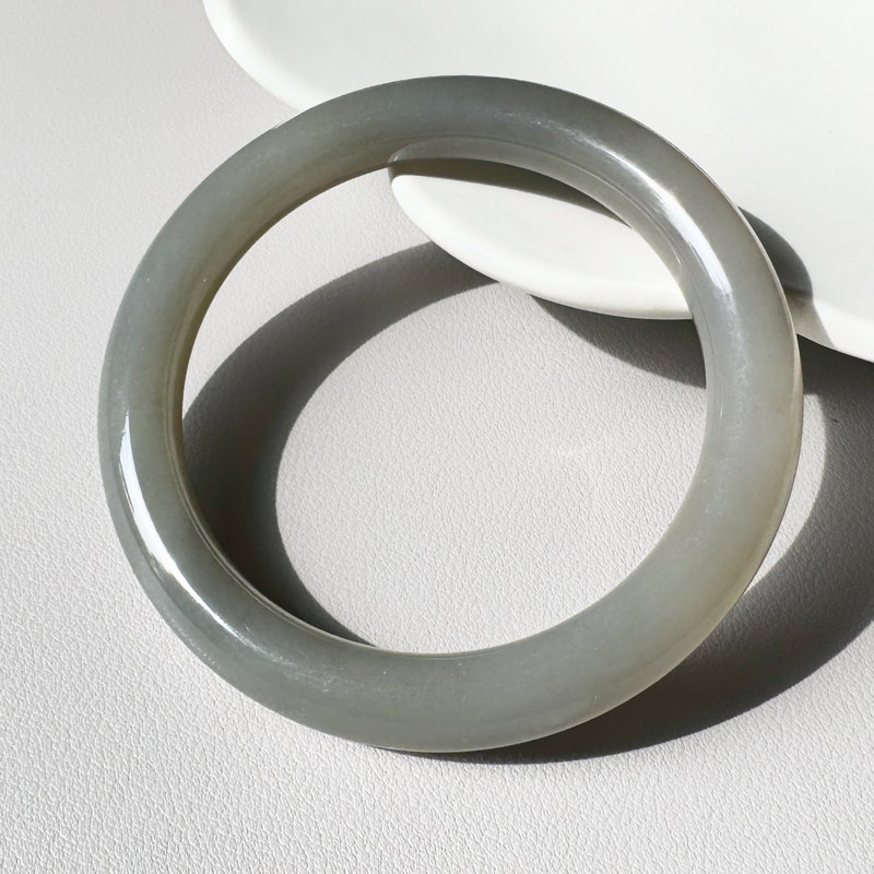 Jade Bangle - Etsy