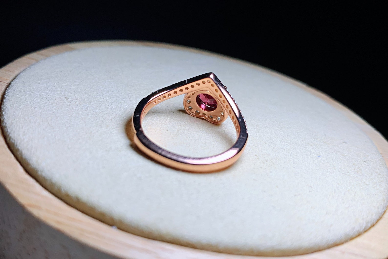 Genuine Pyrope Garnet Ring Natural Bohemian Garnet Ring - Etsy