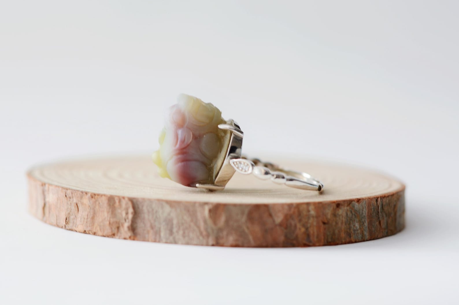 Natural Yanyuan Agate Carved Pixiu Ring Yanyuan Pixiu Silver | Etsy