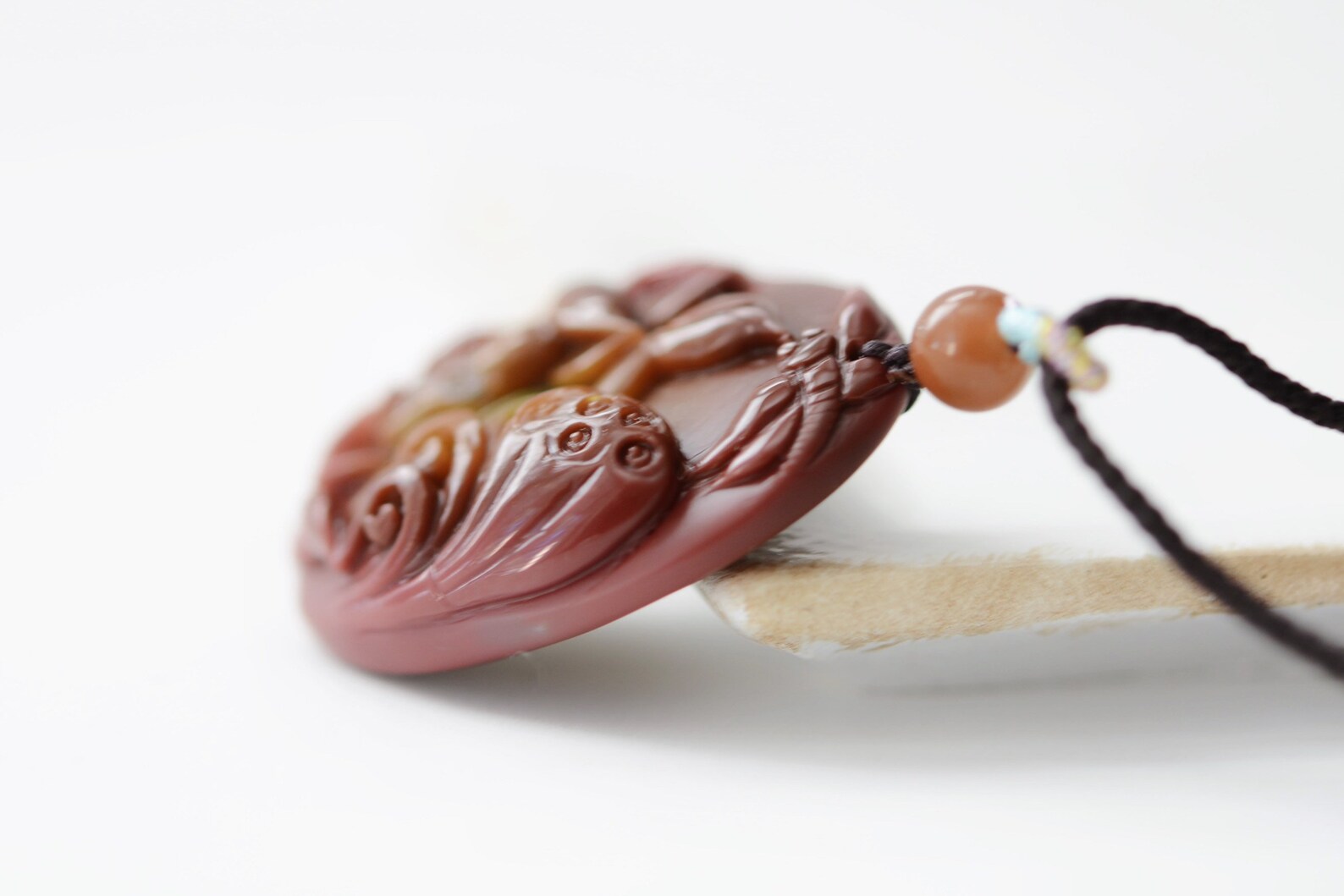 Natural Yanyuan Agate Carved Lotus Flower and Dragon Fly - Etsy