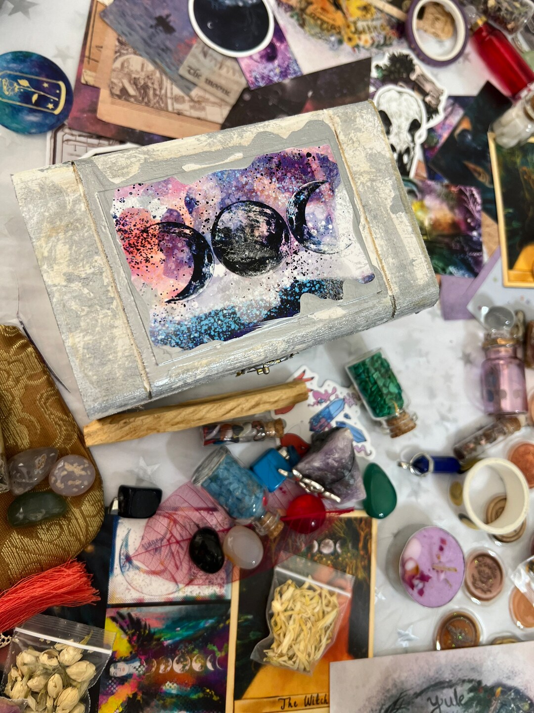 Triple Moon Goodness Witch Box Set, Cyber Sale, Wolf Witch, Etsy Witchy ...