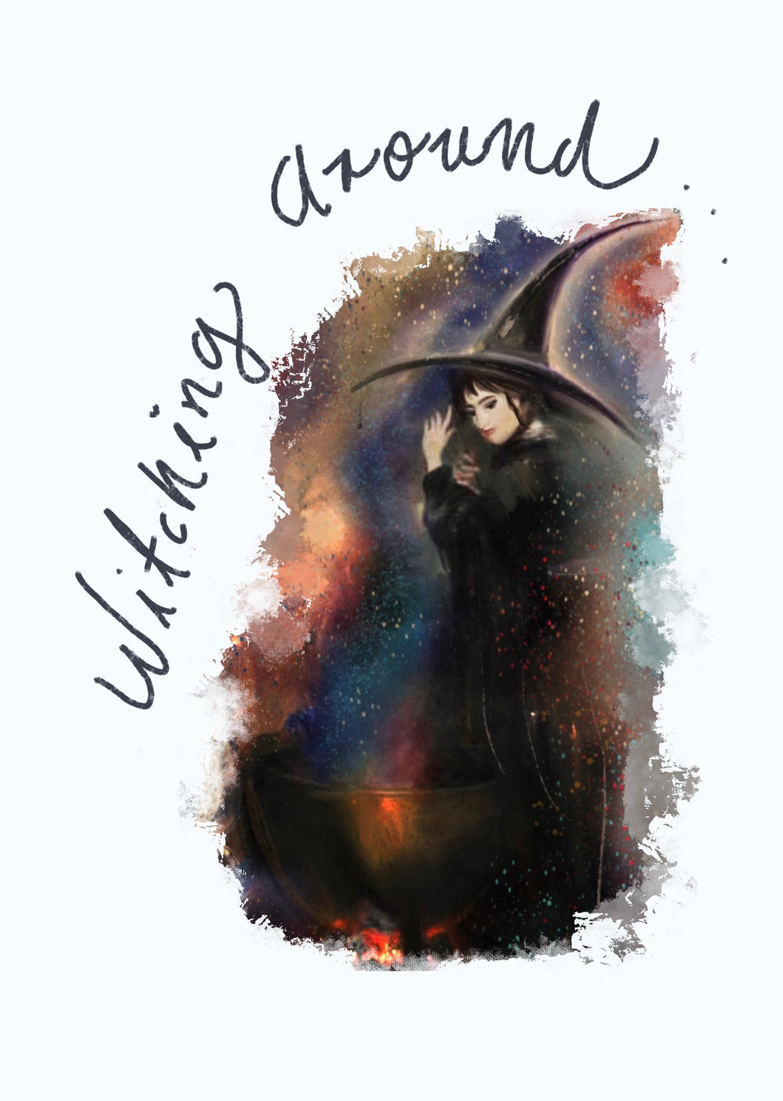 WICCAN BIRTHDAY Card - PRINTABLE Witch Birthday Card - Pagan Birthday ...