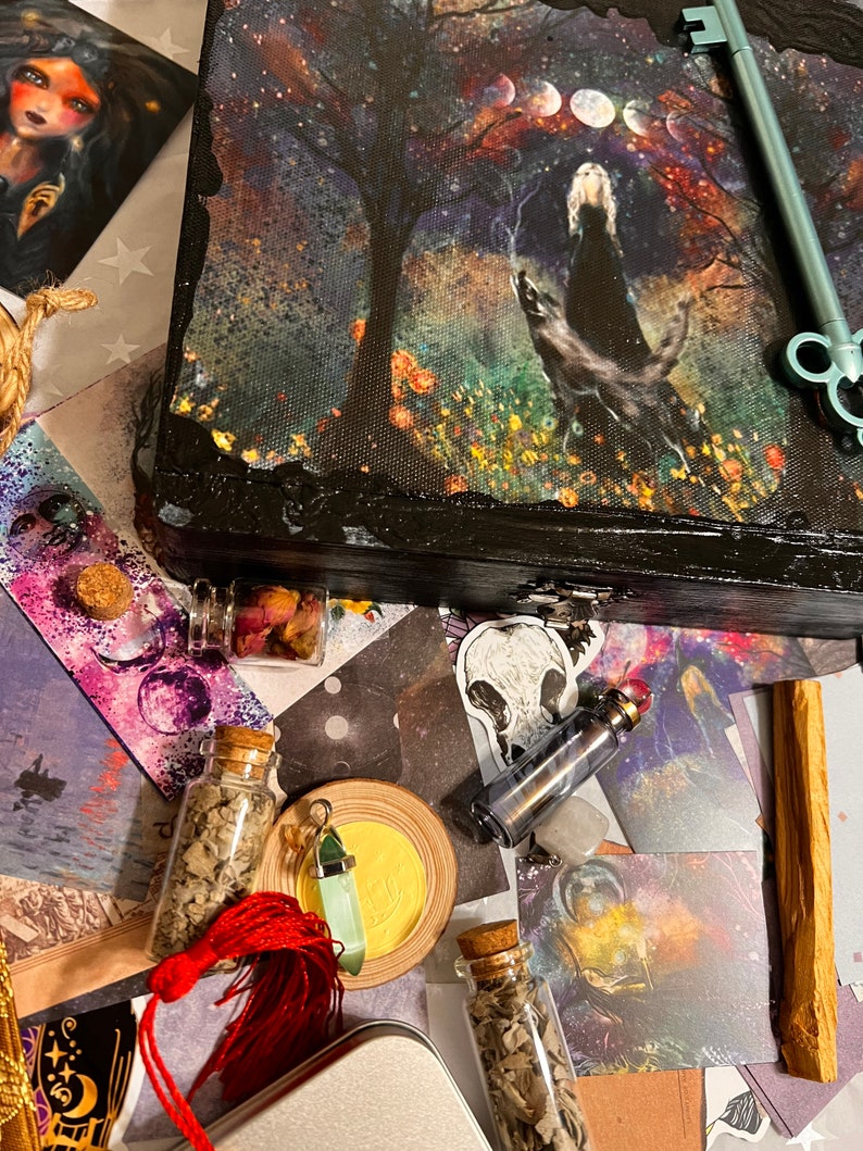 50pc Witch Box Set, Wiccan Gift Set, Witch Apothecary Set, Witch Gift ...