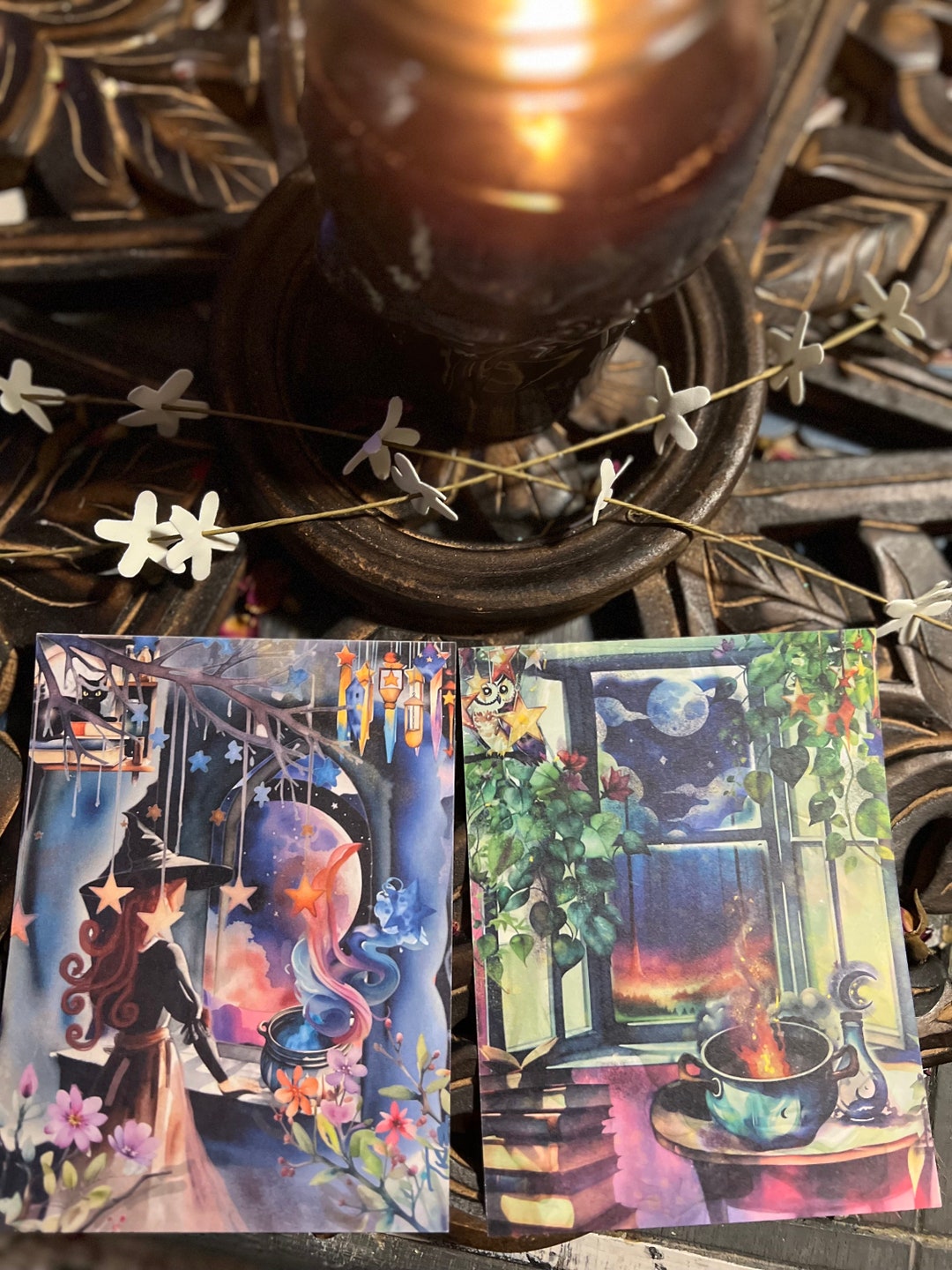 Seeking Magick, Cauldron Print, Manifesting Magick Art Print, Wiccan ...