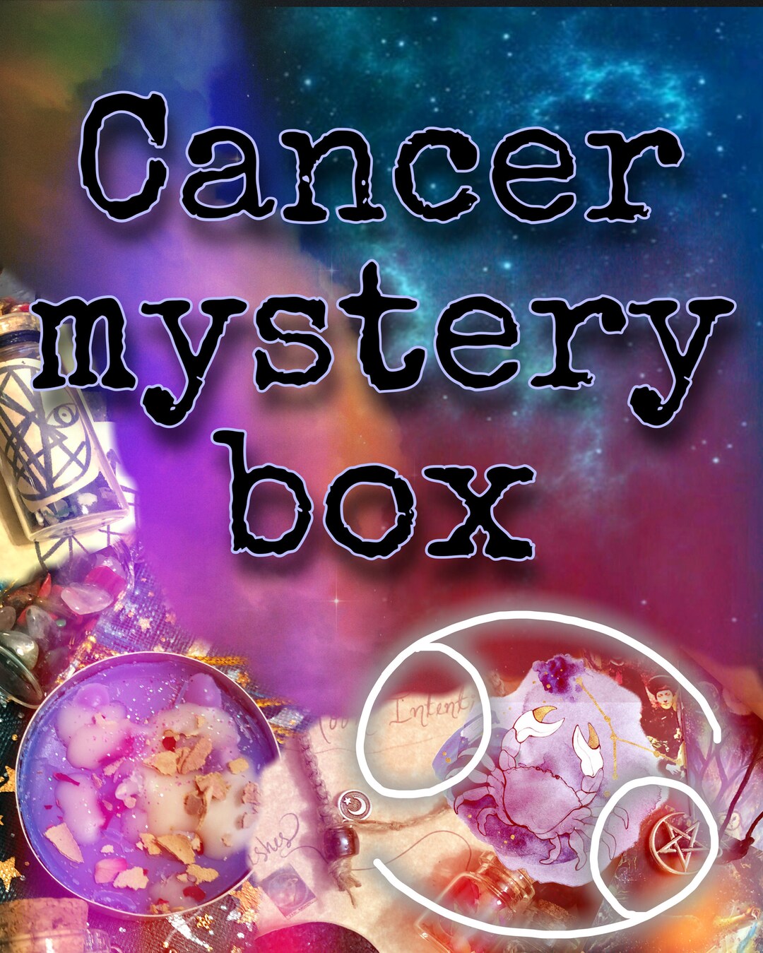 CANCER Witchy Mystery Box ZODIAC Cancer Gift Cancer Witch - Etsy UK