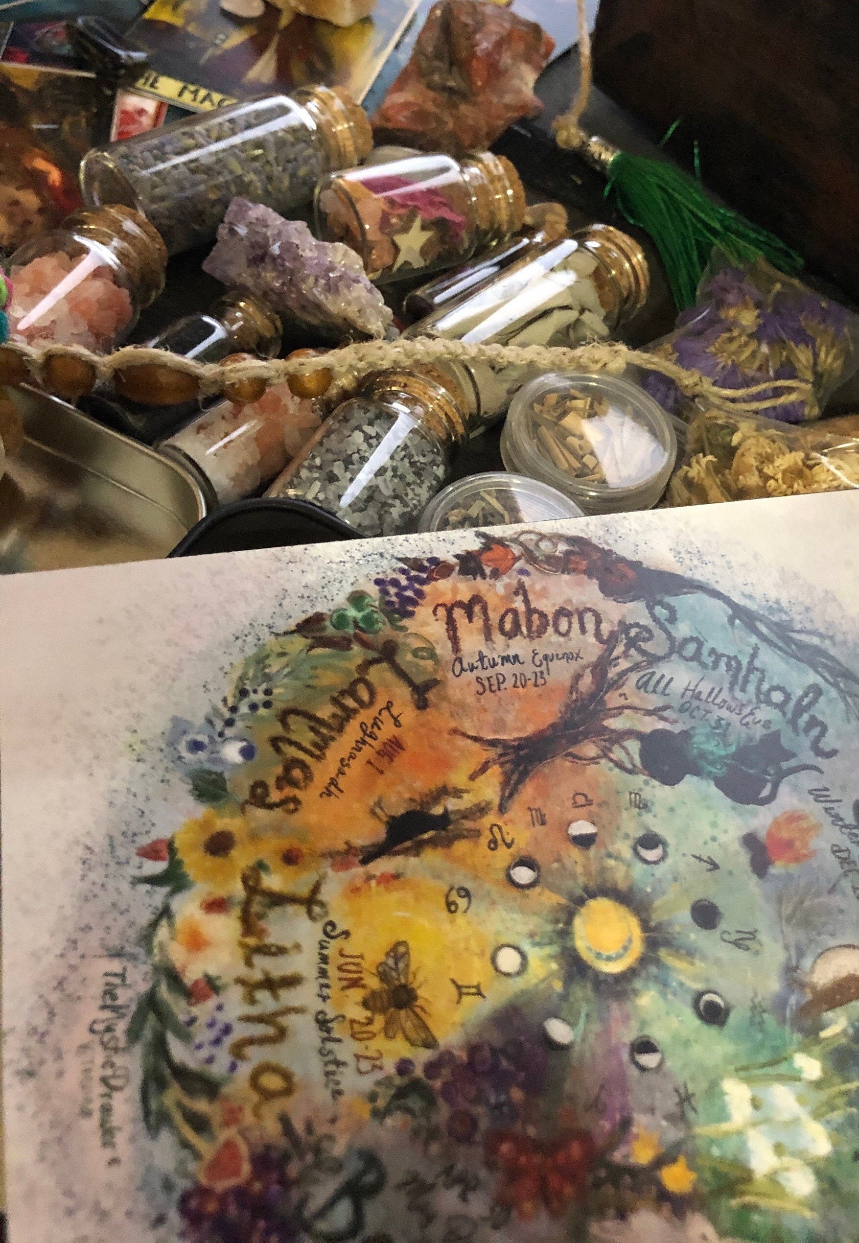 UNIQUE WICCA SET Wiccan Set Witchy Kit Witch Starter Kit - Etsy