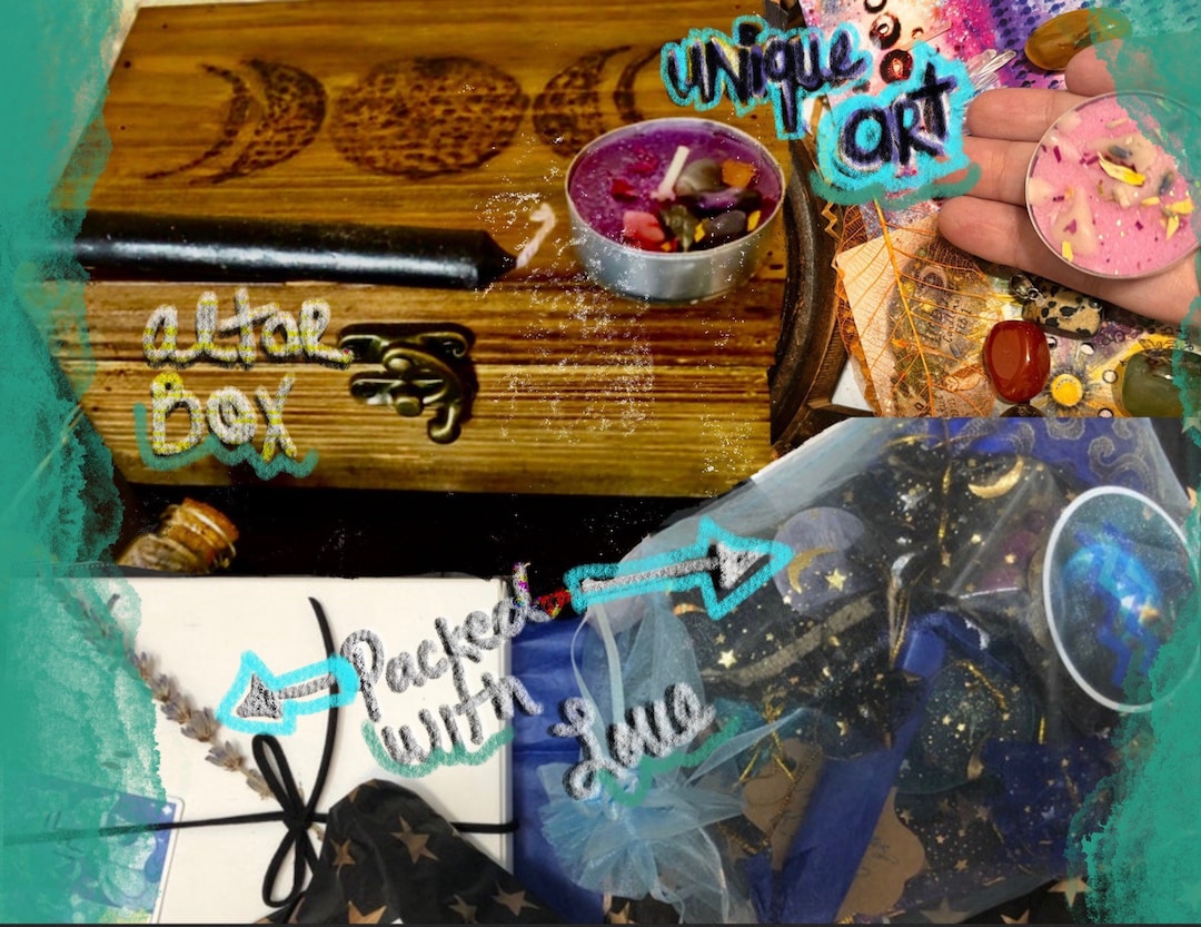Unique Witchcraft Box, Witch Art Gift, Mystery Kit, Witch Kit ...