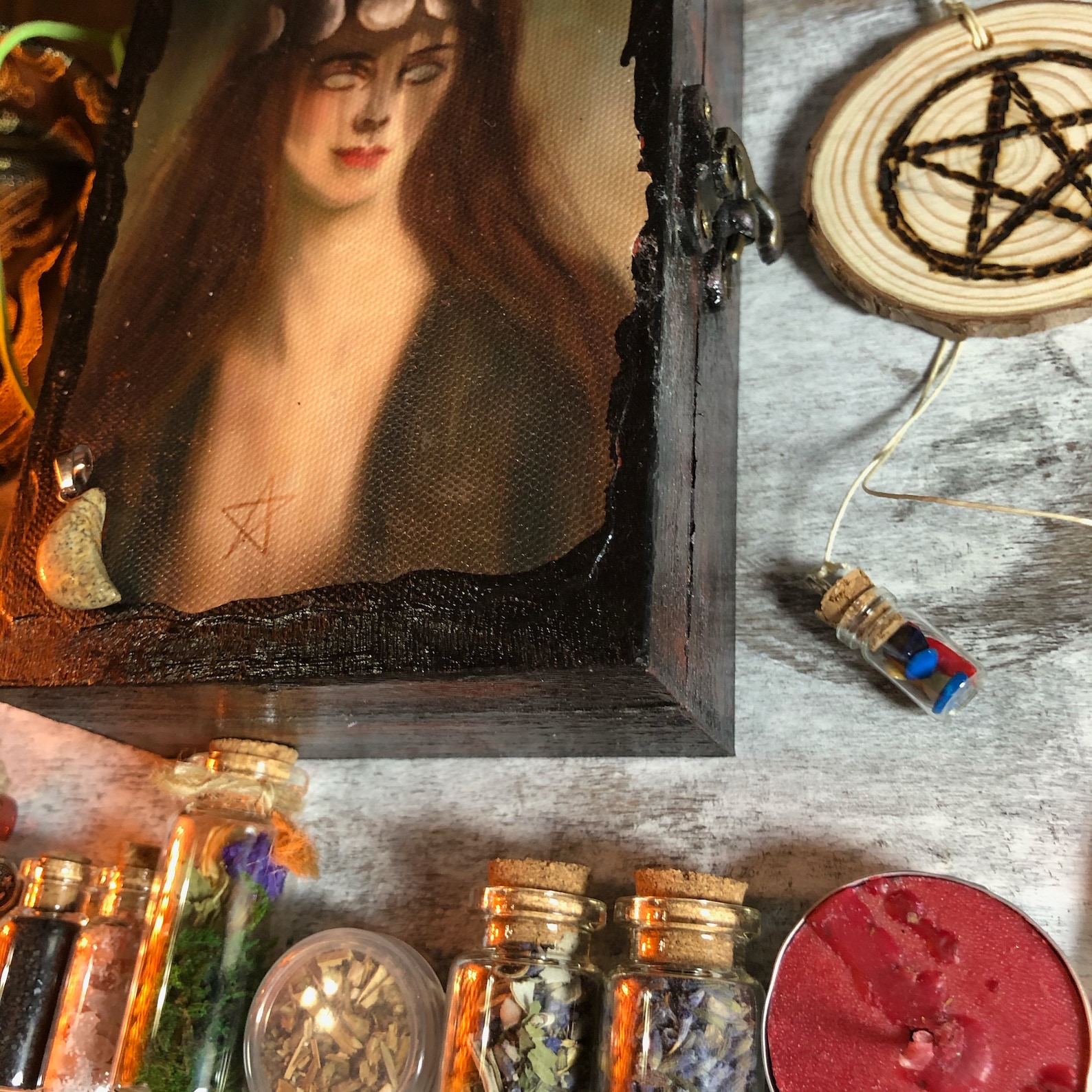 Occult Witch Box Victorian Witch / Victorian Witchcraft Box - Etsy