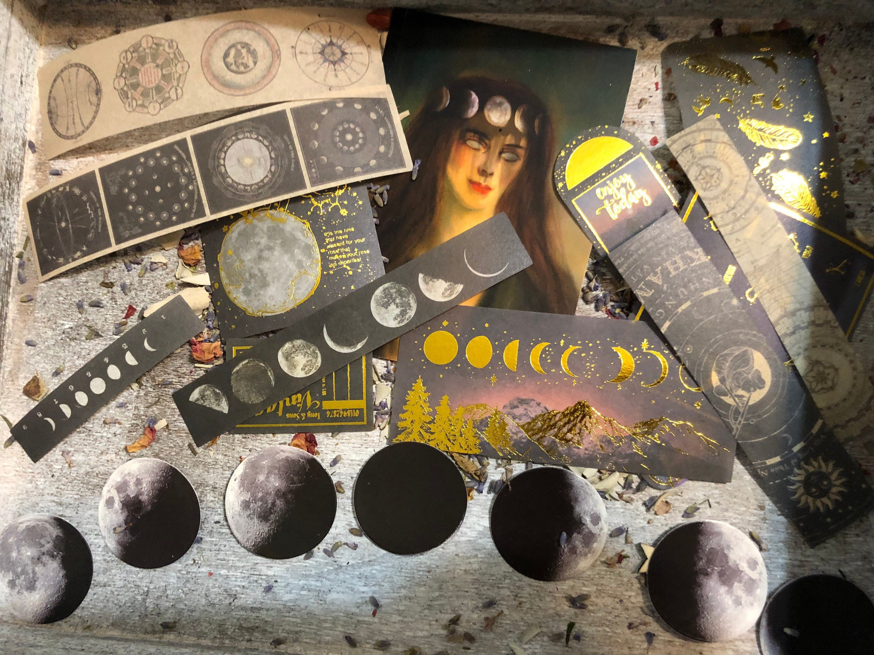 Wiccan Stationery Set, Witch Scoop Set, Wiccan Journaling Set | Planner ...