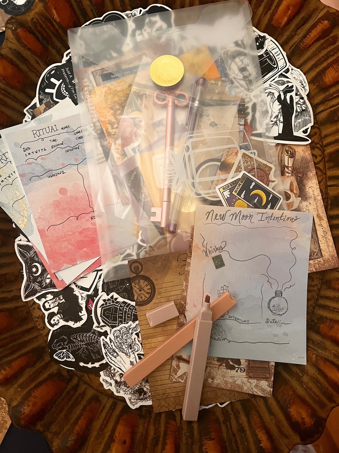 Witch JOURNALING Pack, See Description WITCH PRINTS of My Artwork ...
