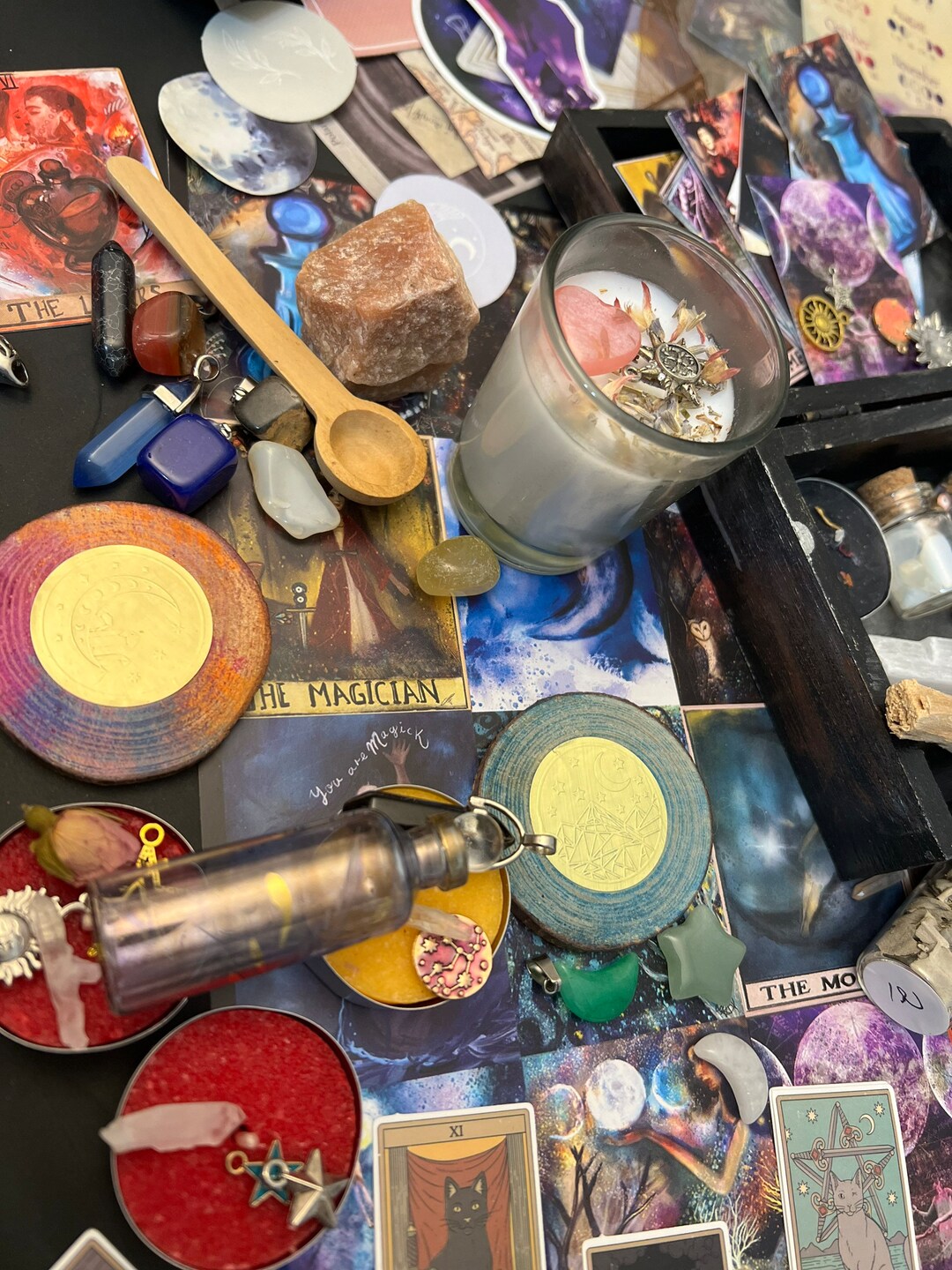 WICCA SET , Wiccan Scoop, Witchcraft Kit, Witch Starter Kit, Witchy Bag ...