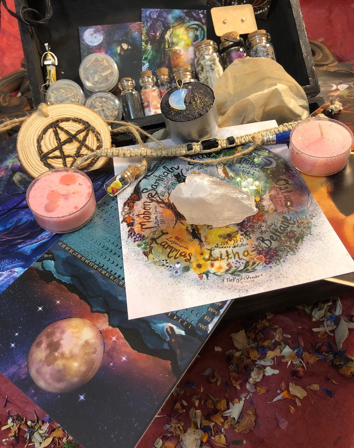 15 PC WITCH Set Mystery Box Spell Kit Sterling Silver - Etsy