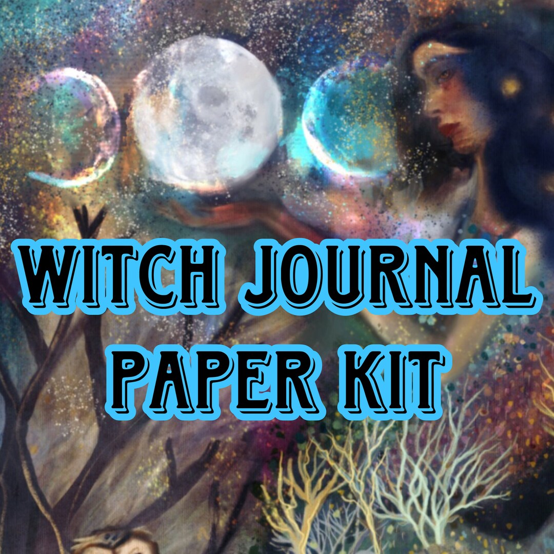 Coven Witch JOURNALING, WITCH PRINTS of My Artwork, Witch Journal ...