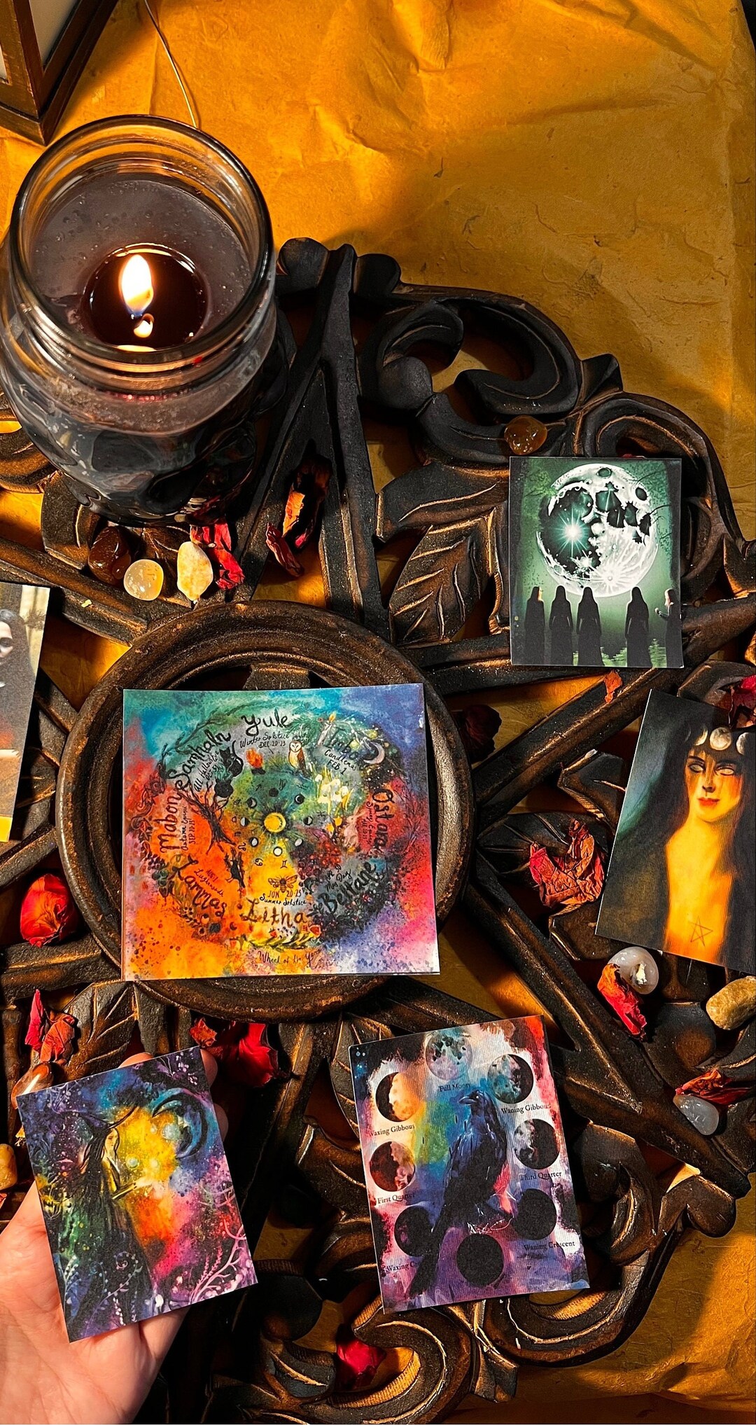 Vintage Witchcraft Paper Kit, 12 Pieces Vintage Ephemera Illustrations ...