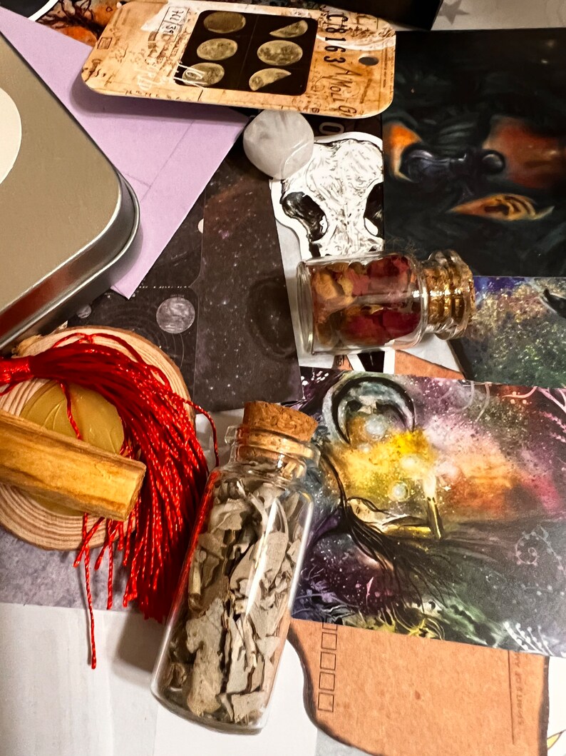 50pc Witch Box Set Wiccan Gift Set Witch Apothecary Set - Etsy