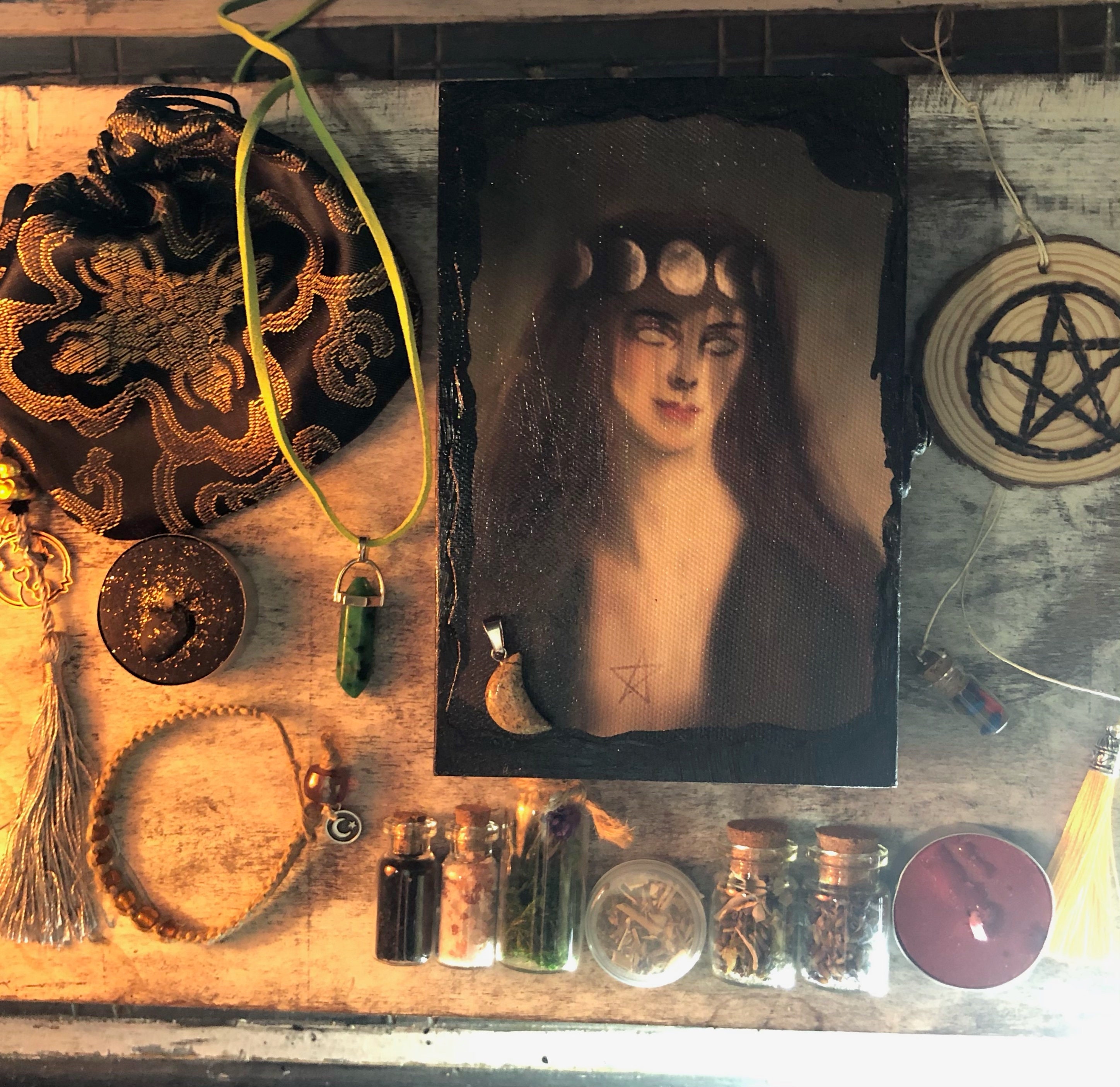 Occult Witch Box Victorian Witch / Victorian Witchcraft Box - Etsy