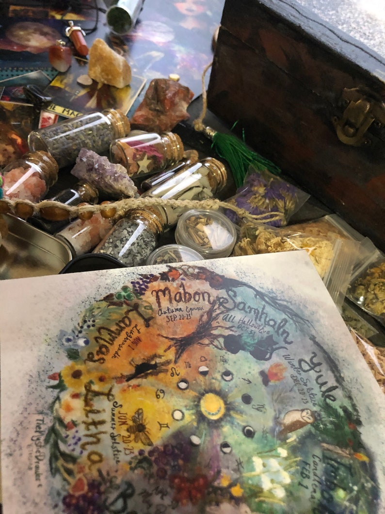 DELUXE WICCA Wicca Set Witchy Kit Witch Starter Kit - Etsy