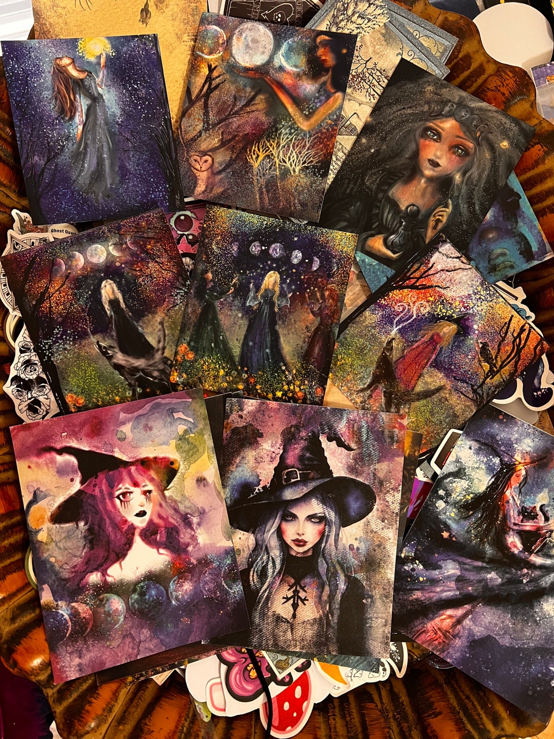 35pc Magickal World Prints and More, Witch Art, Witch Gift, Witch ...