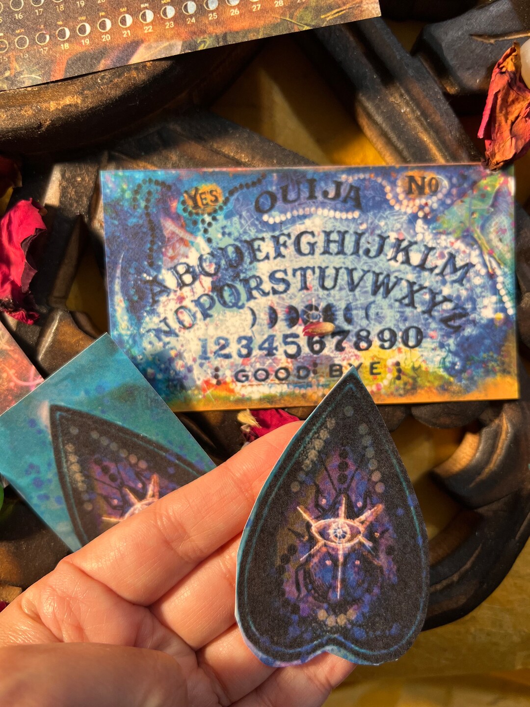 Printable Ouija Board and Planchette , Digital Print - Etsy