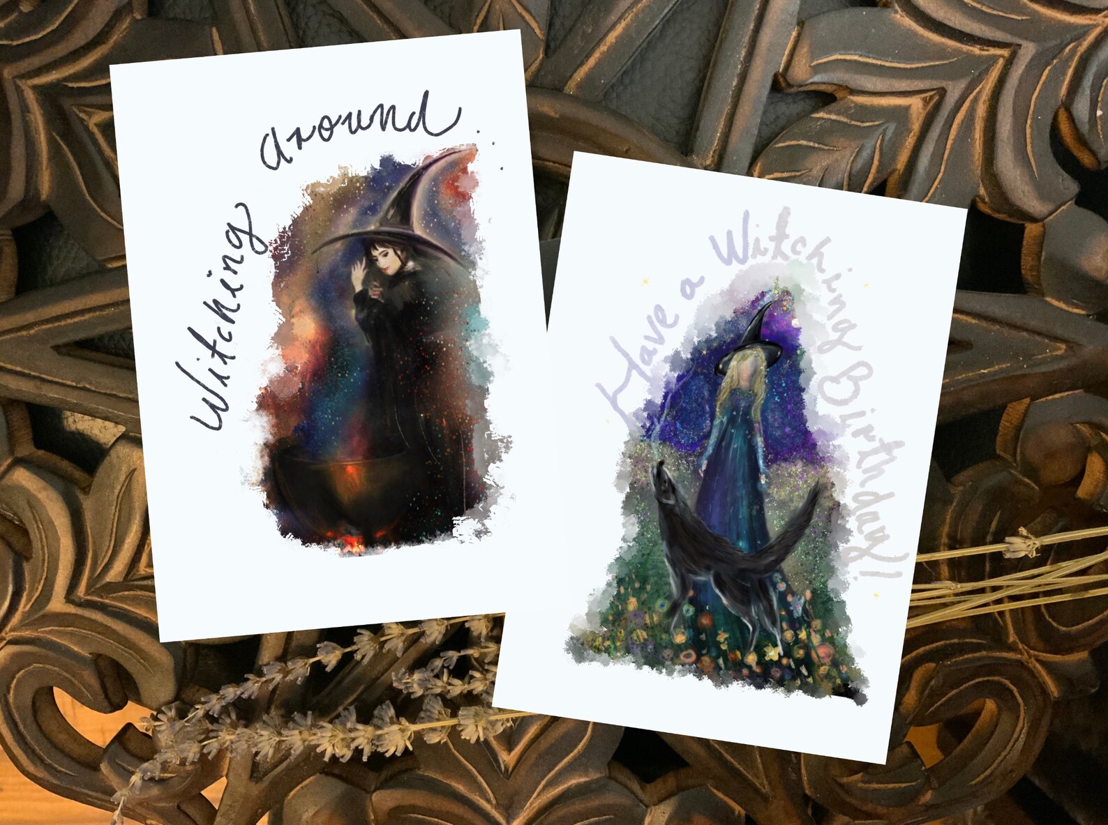 WICCAN BIRTHDAY Card PRINTABLE Witch Birthday Card Pagan - Etsy