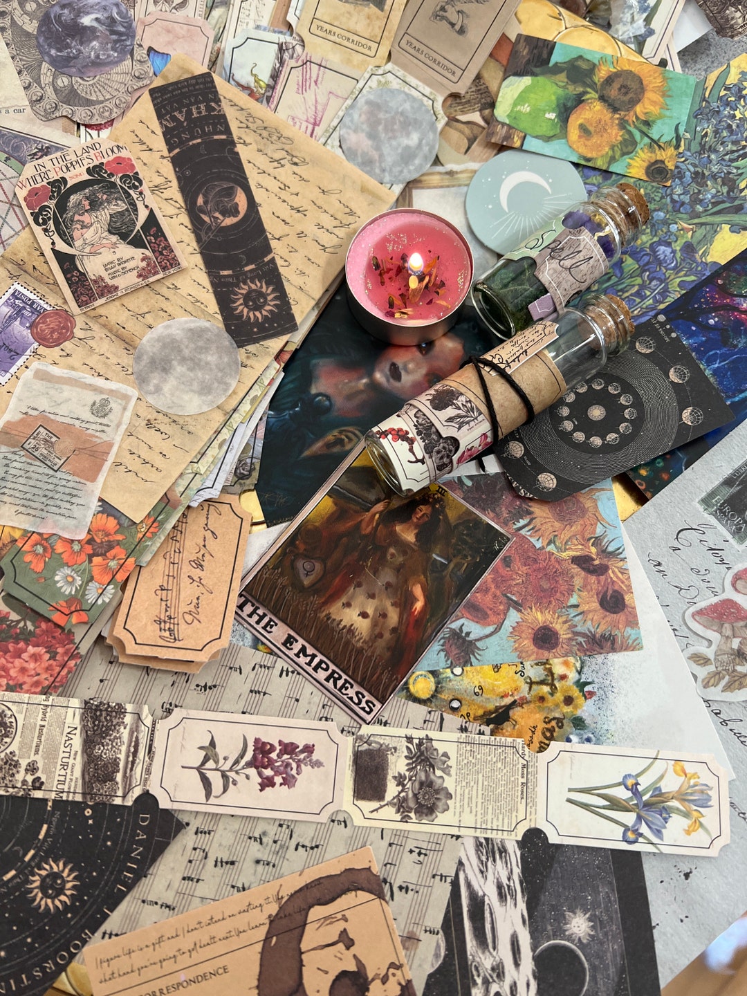 30pc Vintage WITCH JOURNAL SUPPLIES -witch Journal Supplies - Witch ...