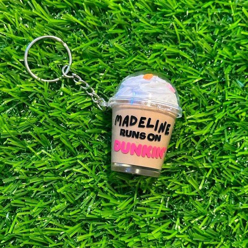 Dunkin Donuts Keychain - Etsy