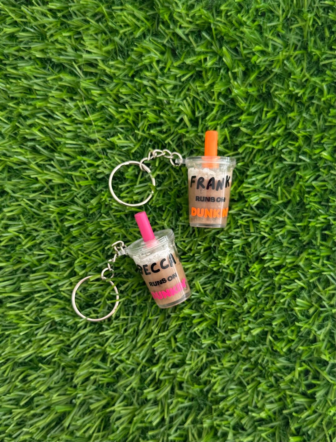 Dunkin Iced Coffee, Latte Keychains - Perfect Coffee Lover Gift/present ...