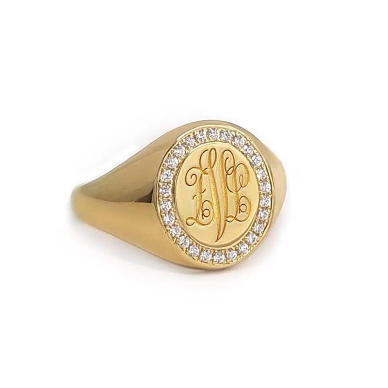Gold Signet Ring - Etsy