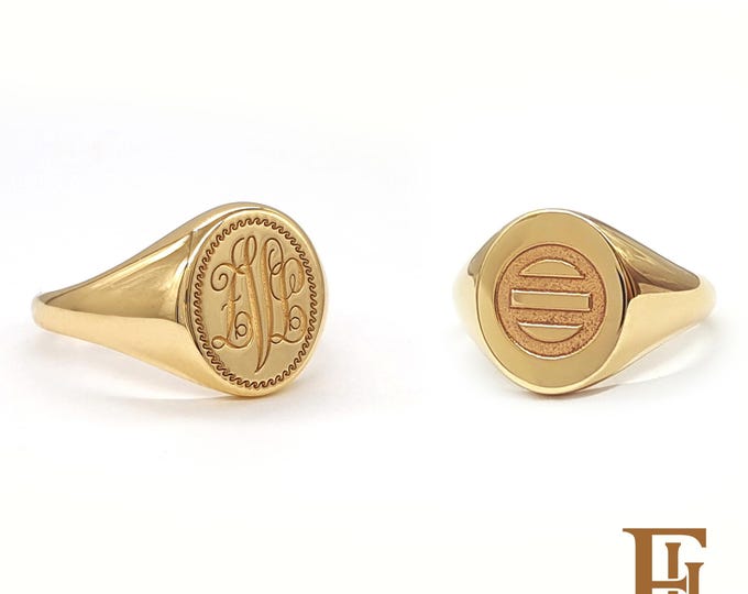 Signet Rings - Etsy UK