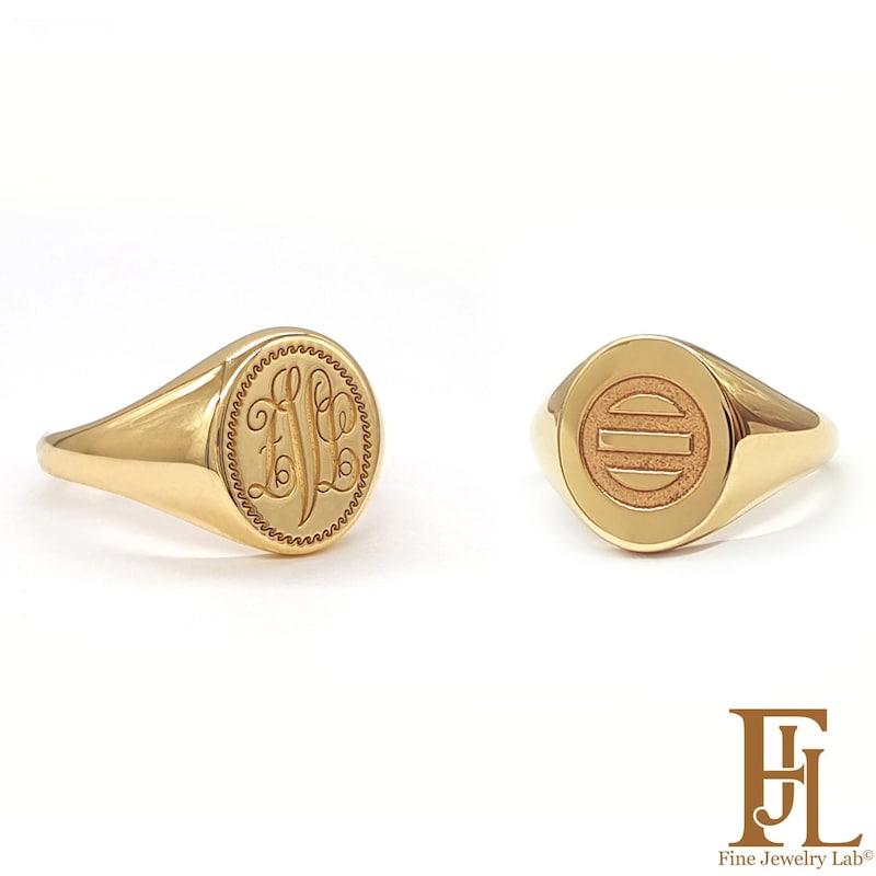 Custom Signet Ring - Etsy