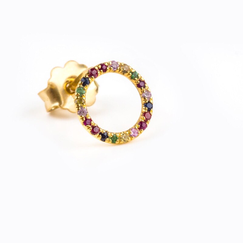 Rainbow Earrings - Etsy