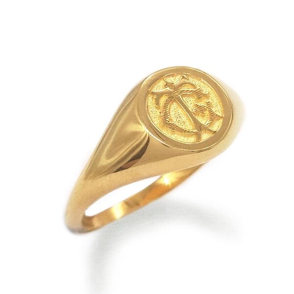 14k Gold Monogram - Etsy