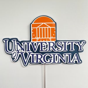 University of Virginia Cake Topper: Graduation Party Decoration - Etsy