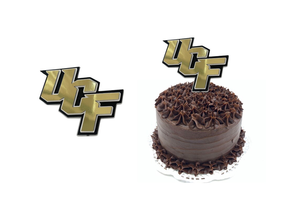 UCF Cake Topper, UCF Centerpieces, Graduation Party Decoration, Class ...