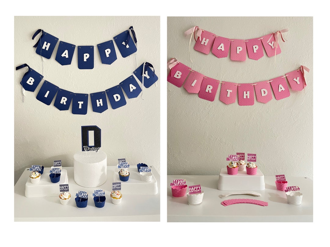 Happy Birthday Party Bundle, Girl Party Package, Boy Party Package ...