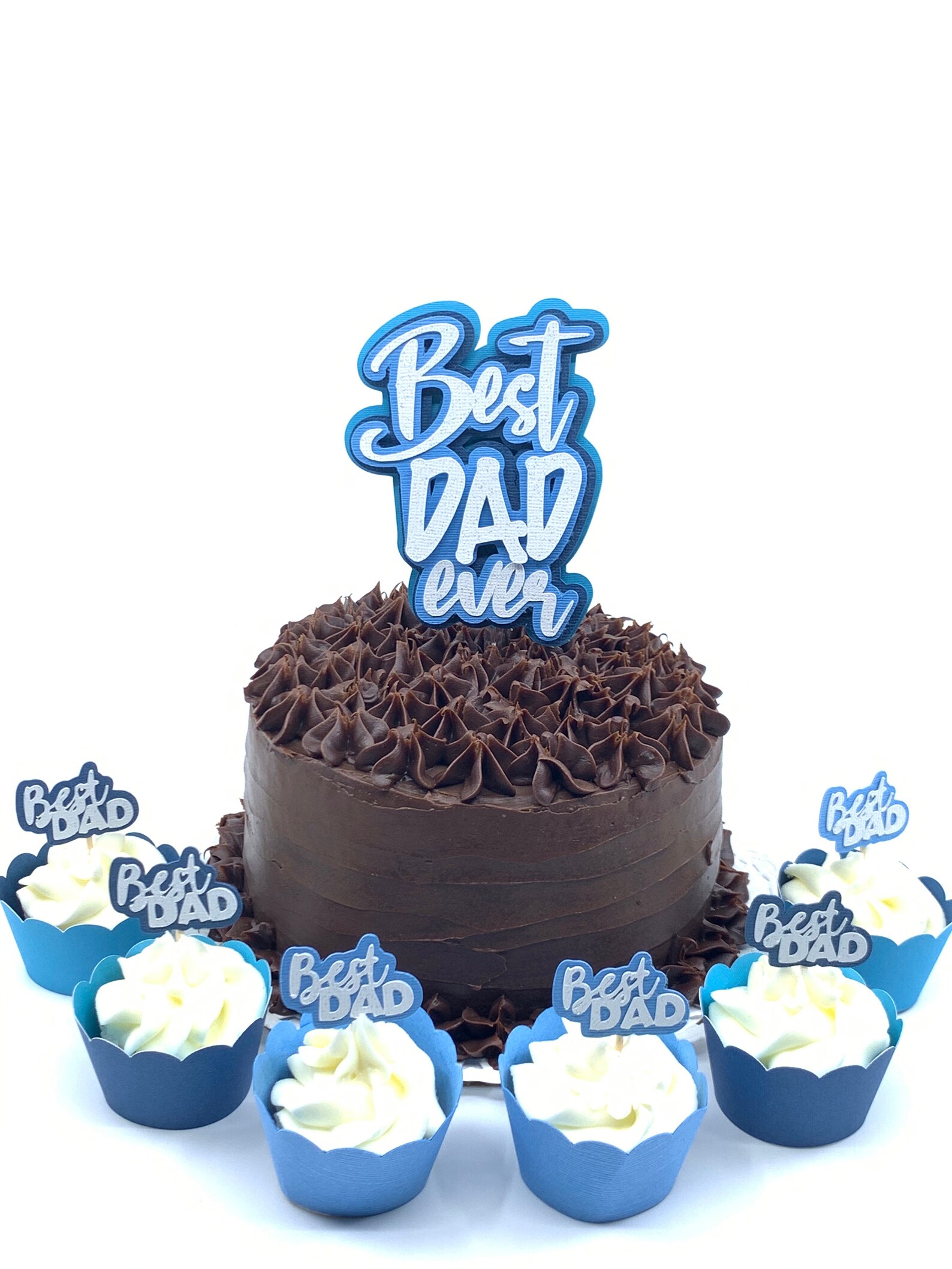 Best Dad Cake Topper L Best Dad L Fathers Day Gift L Birthday Gift for ...