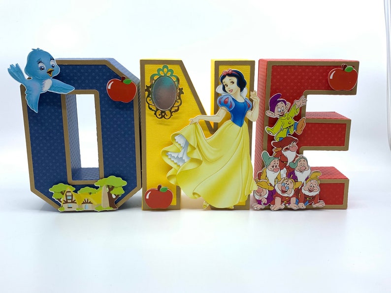 Snow White Party Decoration Snow White 1st Birthday One - Etsy