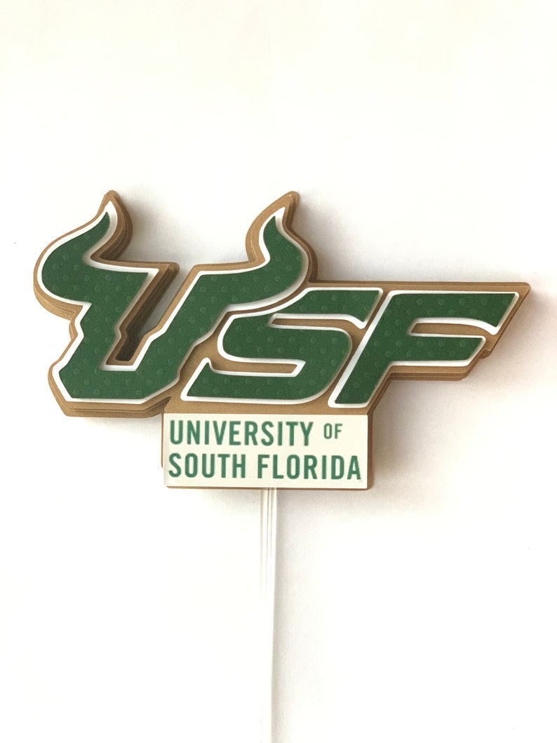 University of South Florida Cake Topper: Graduation Party Decor 2025 ...
