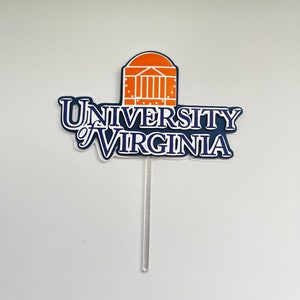 University of Virginia Cake Topper: Graduation Party Decoration - Etsy